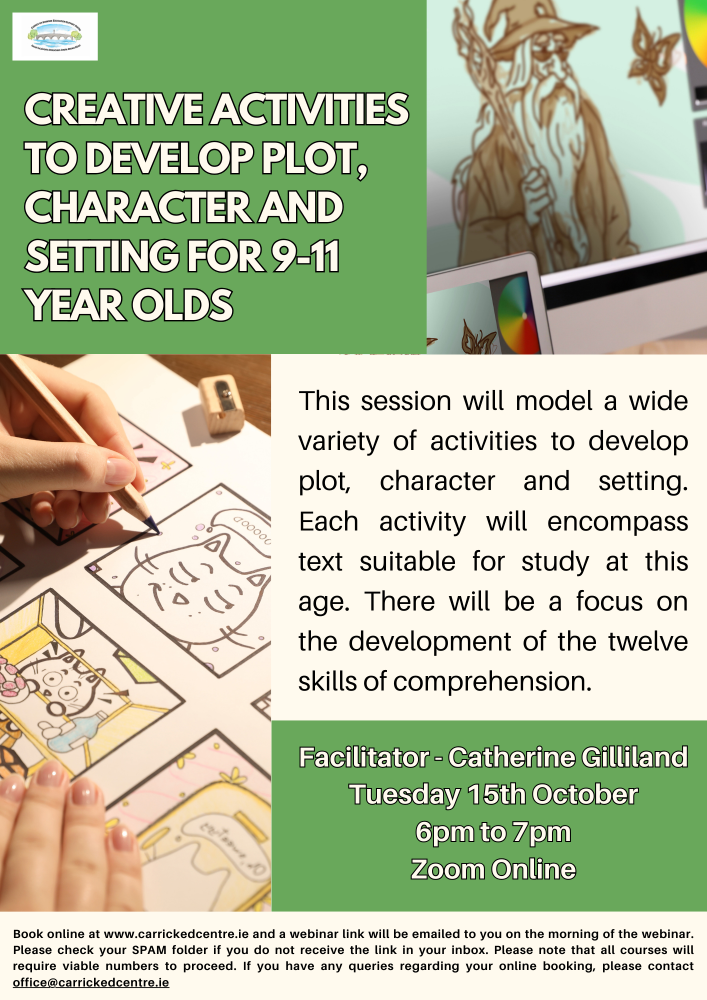 Creative activities to develop Plot, Character and Setting for 9-11 year olds - 24LCAU18 ...