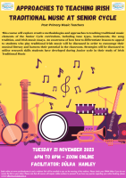 FULLY BOOKED *** Creative Approaches to teaching Irish Traditional ...